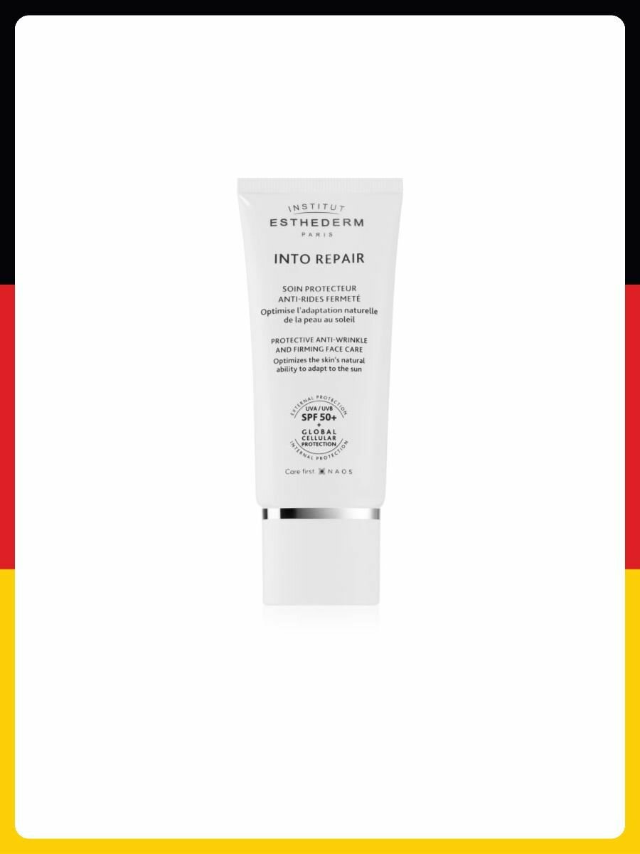Средство солнцезащитное Institut Esthederm Into Repair Protective And Anti-Wrinkle Creme SPF 50, 50 мл