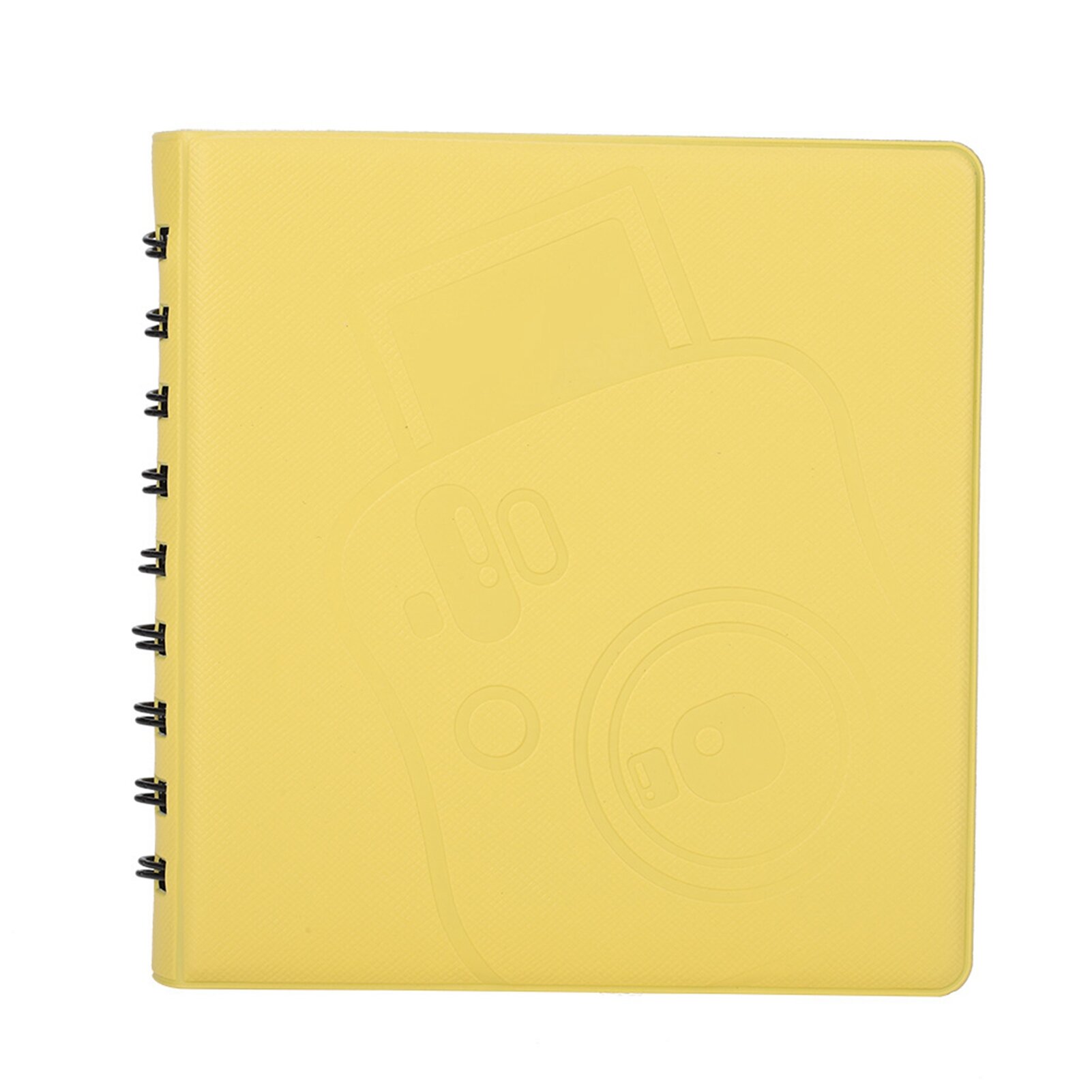 Чехол-альбом для мгновенного фотосъёма с 68 отделениями для хранения фотографий Fujifilm Instax Mini Film 7s 8 (жёлтый)