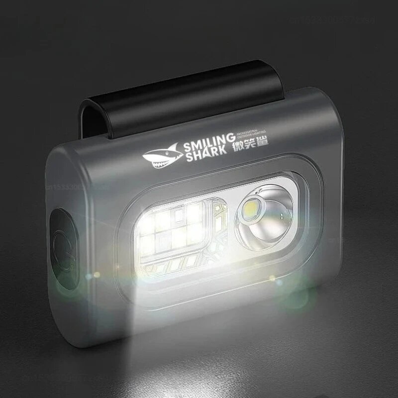 MIJIA SMILING SHARK USB водонепроницаемый налобный фонарь black