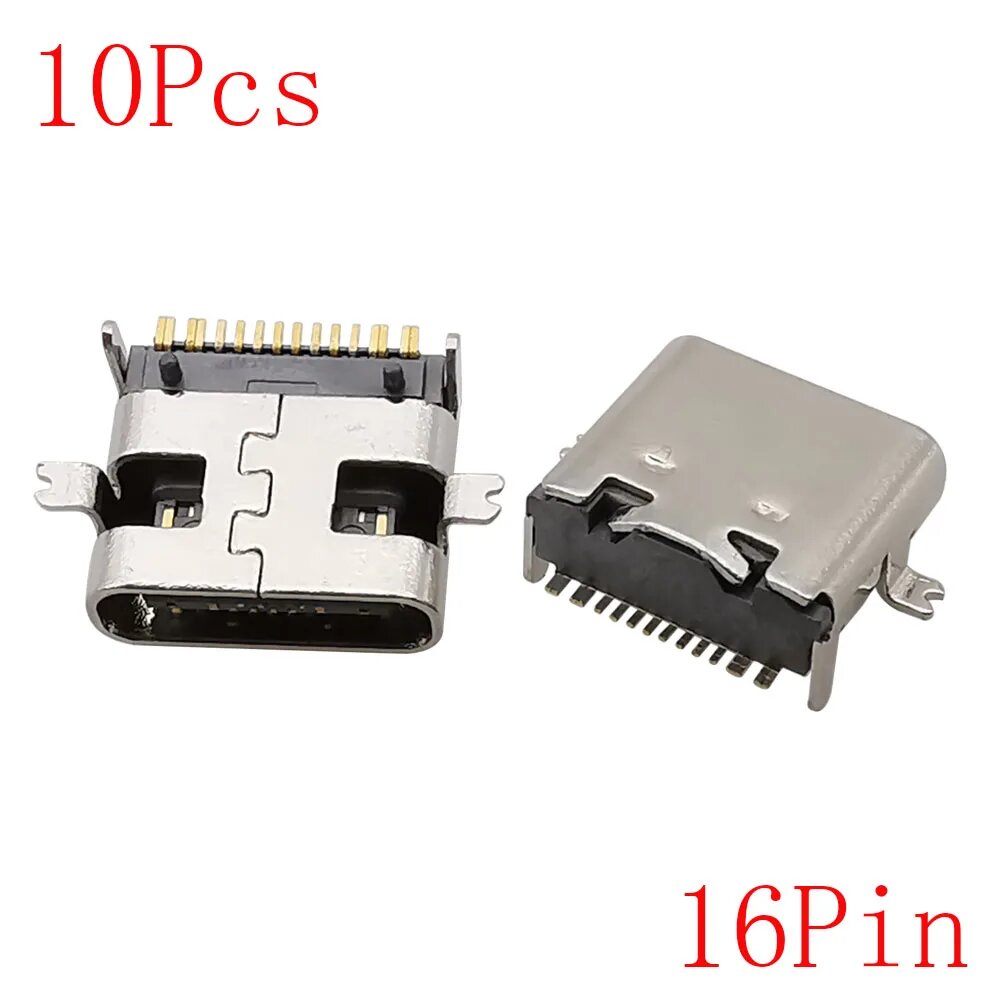 USB Type-C разъем гнездо 2/6/16/24 Pin 16Pin