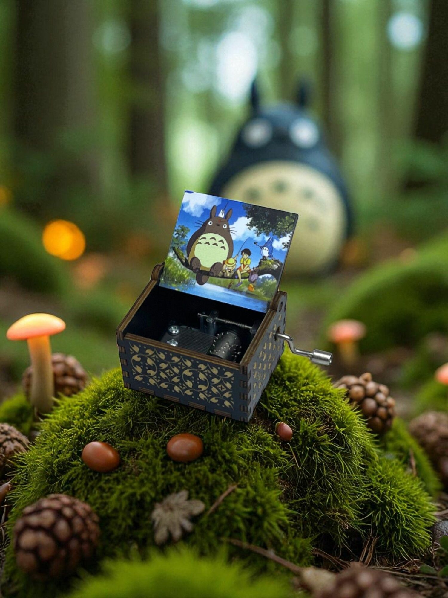 Музыкальная шкатулка с мелодией из аниме "Мой сосед Тоторо"