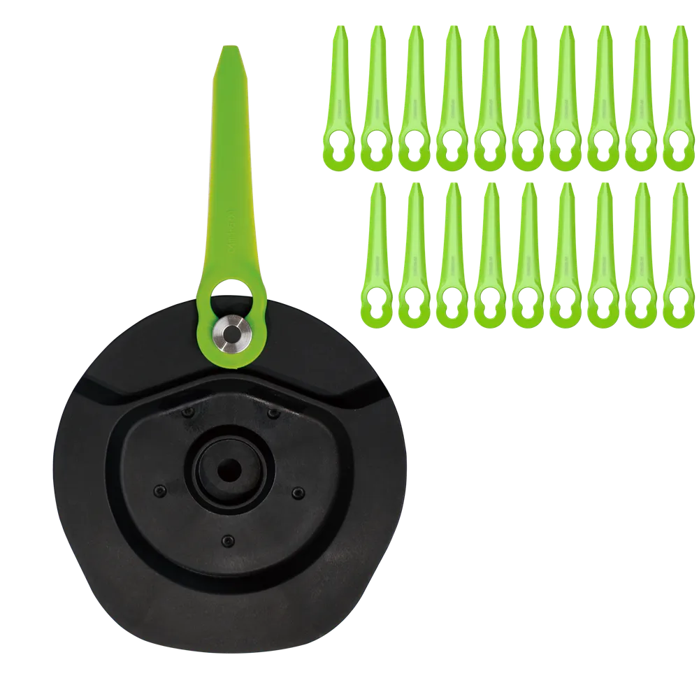 Комплект пластиковых ножей GreenWorks с диском для триммера 2113307SA 2963507