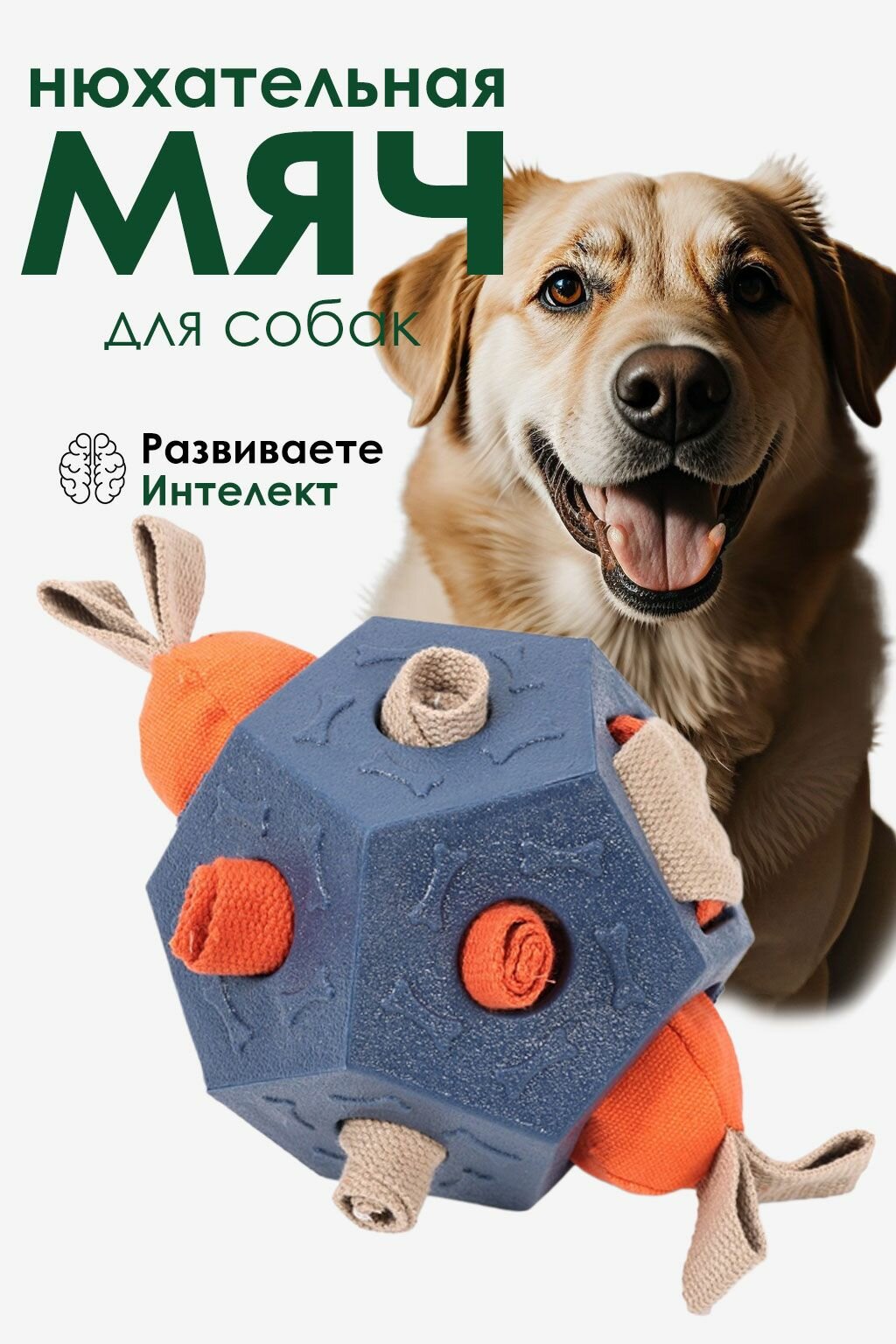 Нюхательная мяч для собак, игрушка для поиска еды, корма, лакомств
