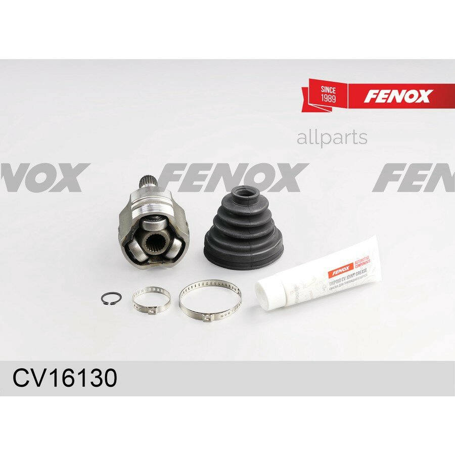 FENOX CV16130 ШРУС TOYOTA AVENSIS T220/T250/COROLLA IX-X E120/E150 1.3VVT-I-1.8 97- внутр.
