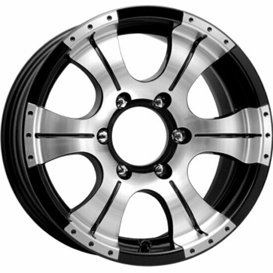 Диск K&k Байконур 7x15/5x139.7 D108.5 ET20 алмаз чёрный