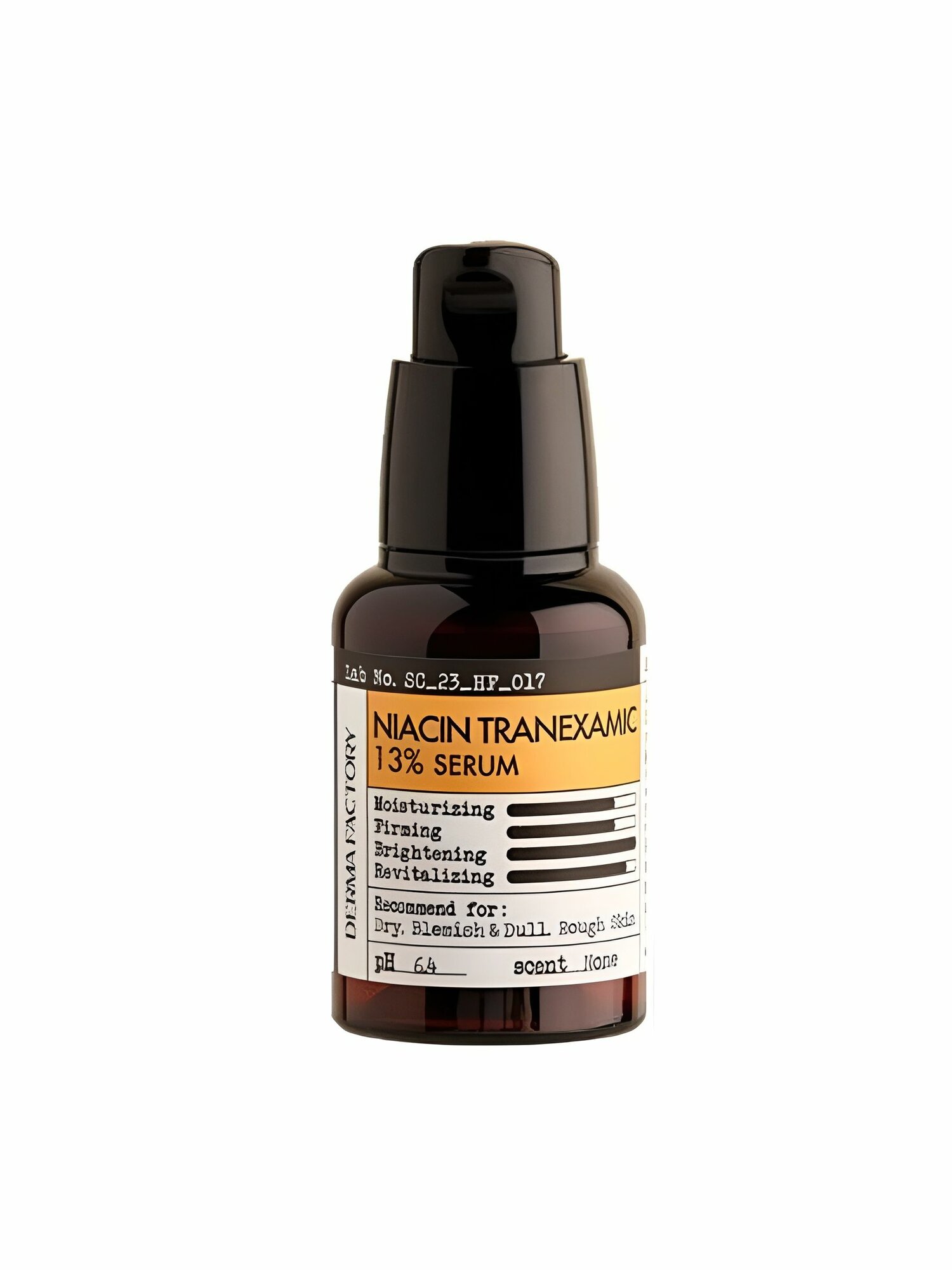 DERMA FACTORY Сыворотка для выравнивания тона лица с ниацинамидом и транексамовой кислотой NIACIN TRANEXAMIC 13% SERUM 30мл