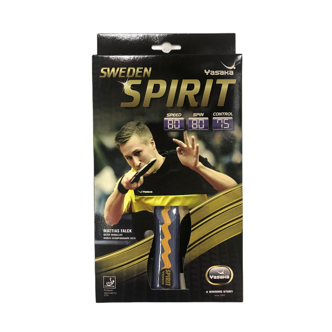 Ракетка для настольного тенниса Yasaka Sweden Spirit Mattias Falck, CV