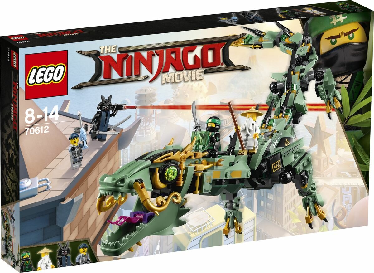 Конструктор LEGO NINJAGO 70612 Механический Дракон Зеленого Ниндзя