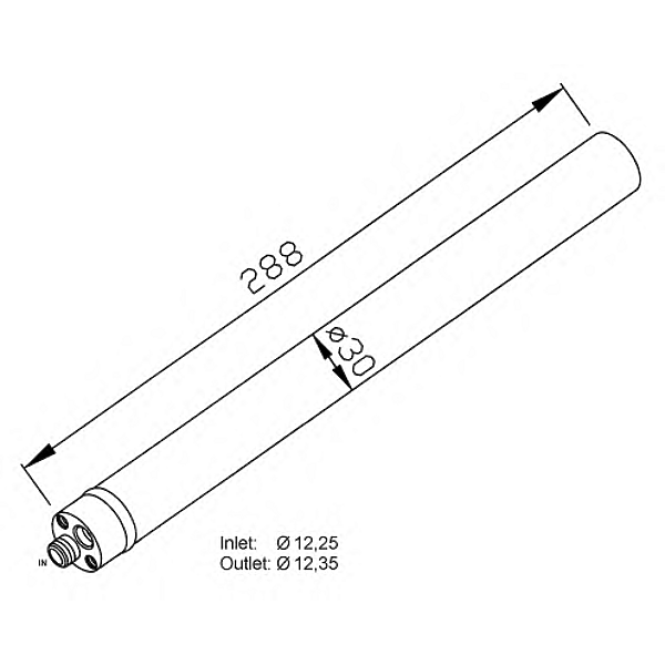 NRF 33310 (8K0298403 / 8K0298403A / 8K0298403B) осушитель кондиционера\ Audi (Ауди) a4 / a5 / q5 all 08