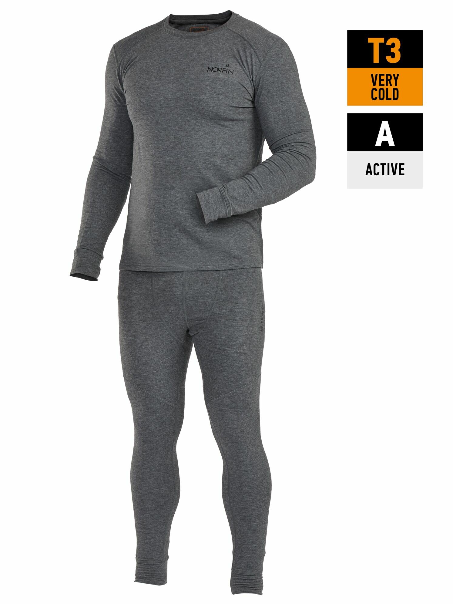 Термокомплект Norfin NATURE CORE 06 р. XXXL (серый)