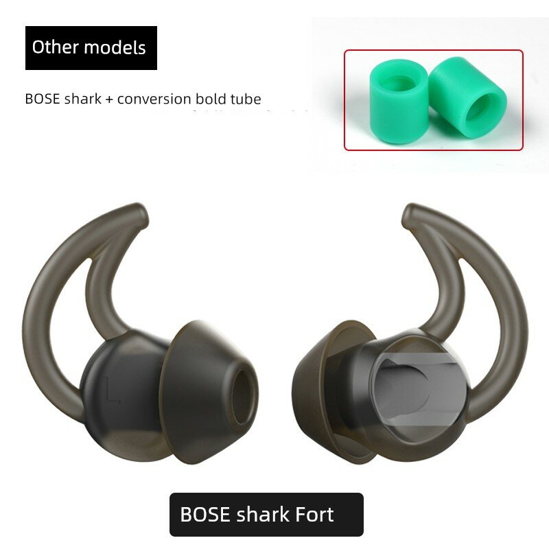 Оригинальные силиконовые насадки Bose для наушников QC30 QC20 Soundsport Free, серо-черные, средний размер, пара с