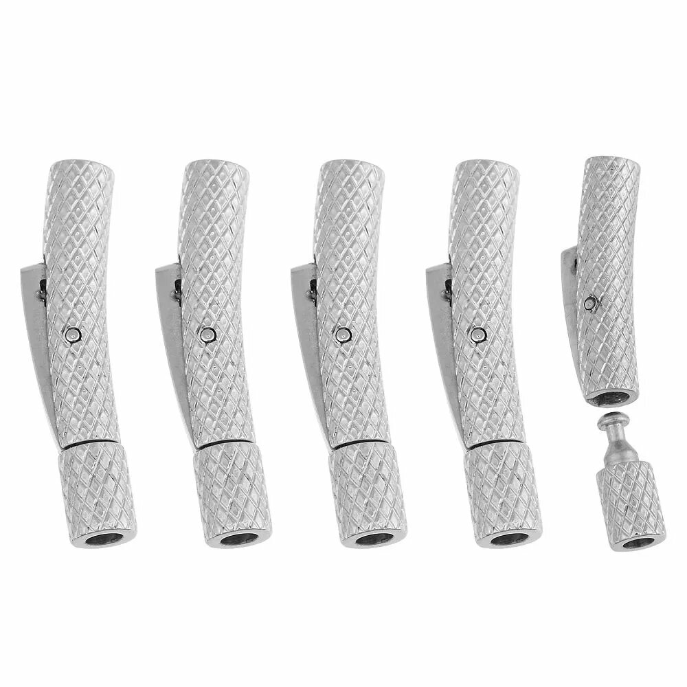5 шт. штыковых застежек из нержавеющей стали, цвет нержавеющей стали 23,5x4x5 мм