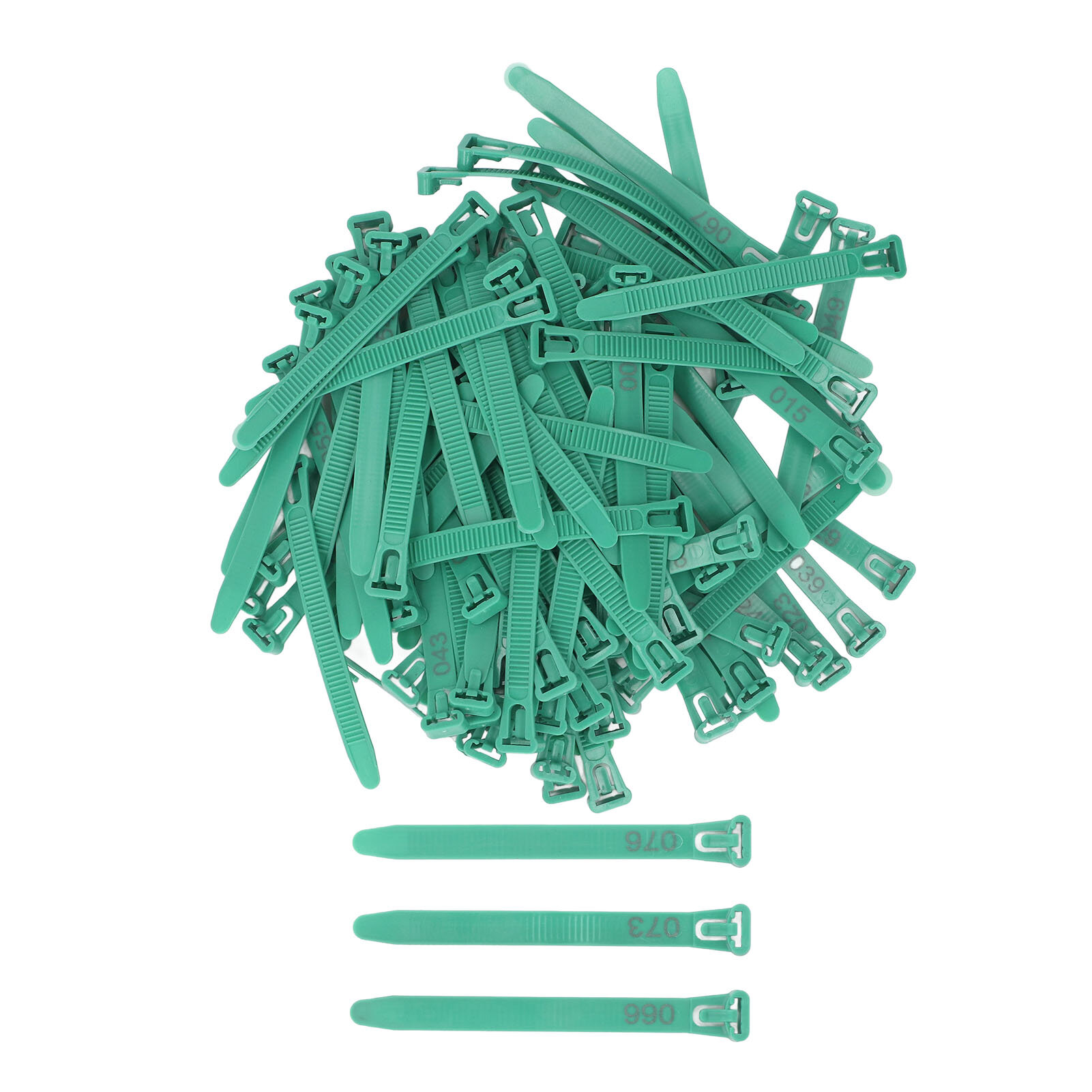 Кольца для куриных ножек 1-100, пронумерованные идентификационные ленты для куриных ножек, многоразовые бирки для уток, цыплят, куриных голубей, гусей, зеленые