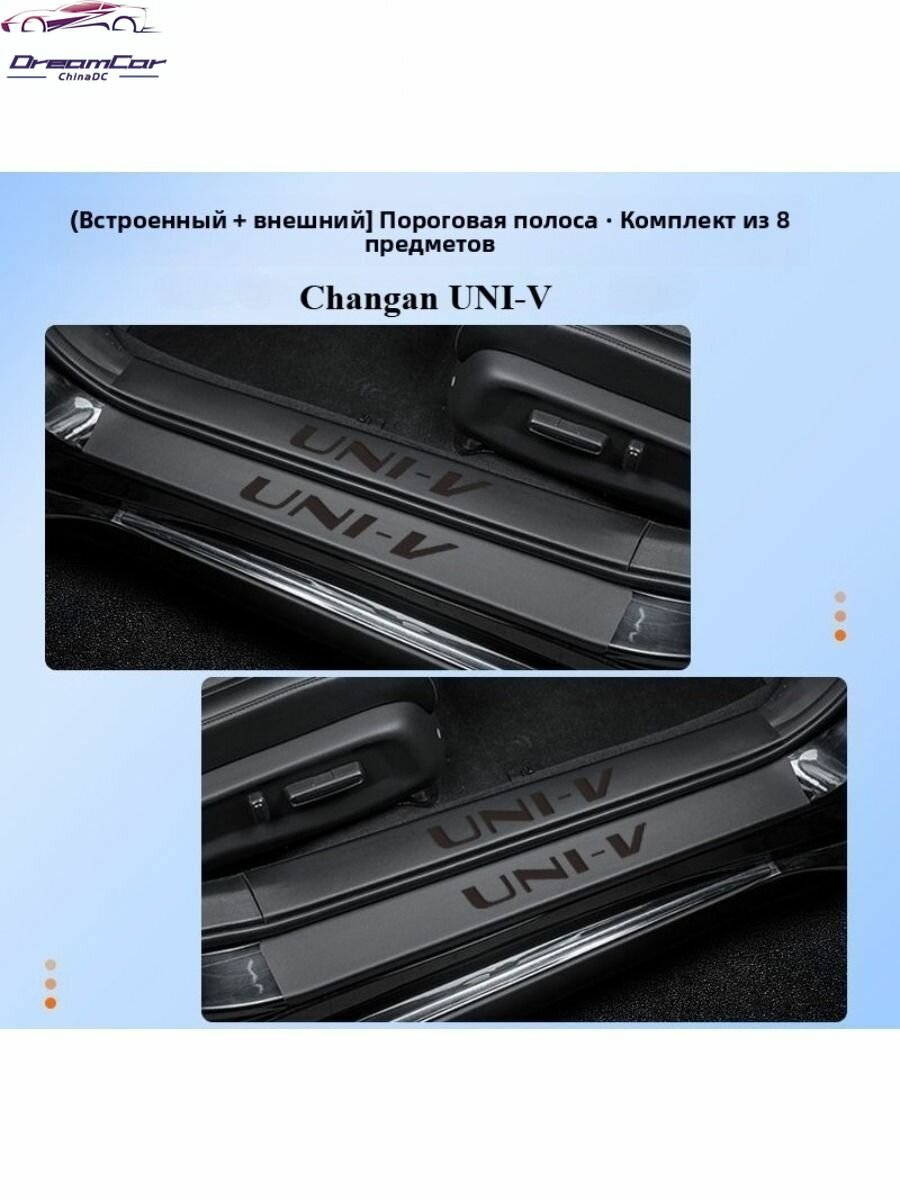 Changan UNI-V, защитная накладка на порог автомобиля, защитная наклейка на дверь, Аксессуары для интерьера Changan