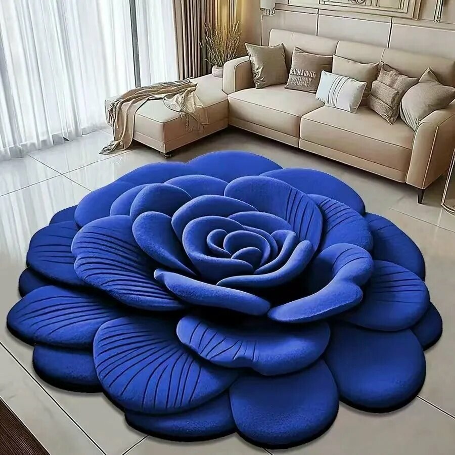 Ковер Розы 3D 60x60 см — фото 1