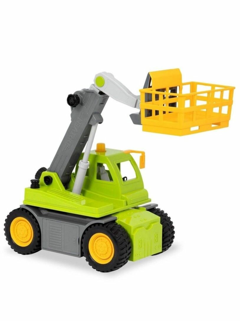 DRIVEN BY BATTAT Телескопический погрузчик со звуком и светом средний для детей от 3 лет