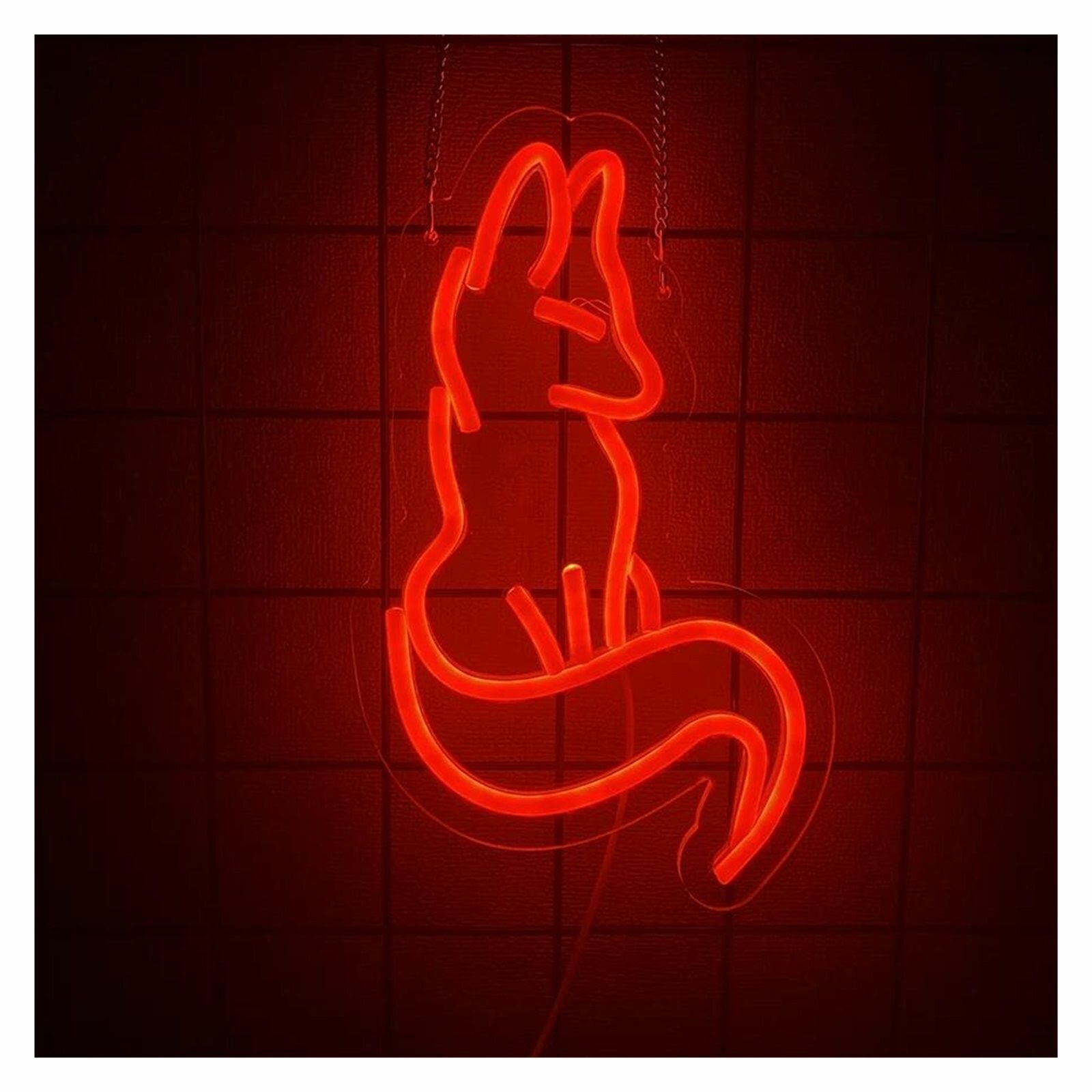 Неоновая Вывеска Лиса Мультяшная Неоновая Вывеска 30cmх17.7cm