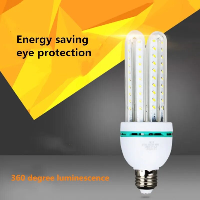 Светодиодная лампа THEBSE U-образная E27 теплый белый, 12W