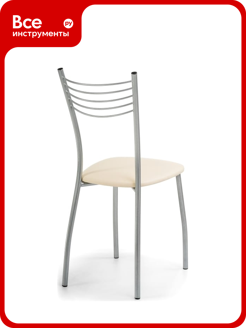 Стул Woodville Goki на металлокаркасе, ваниль крап/светлый мусс 453991