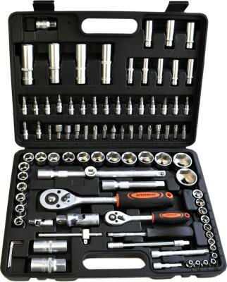 Набор инструмента AUTOVIRAZH AV-212094 94 предм. 1/2" 1/4"DR, CrV