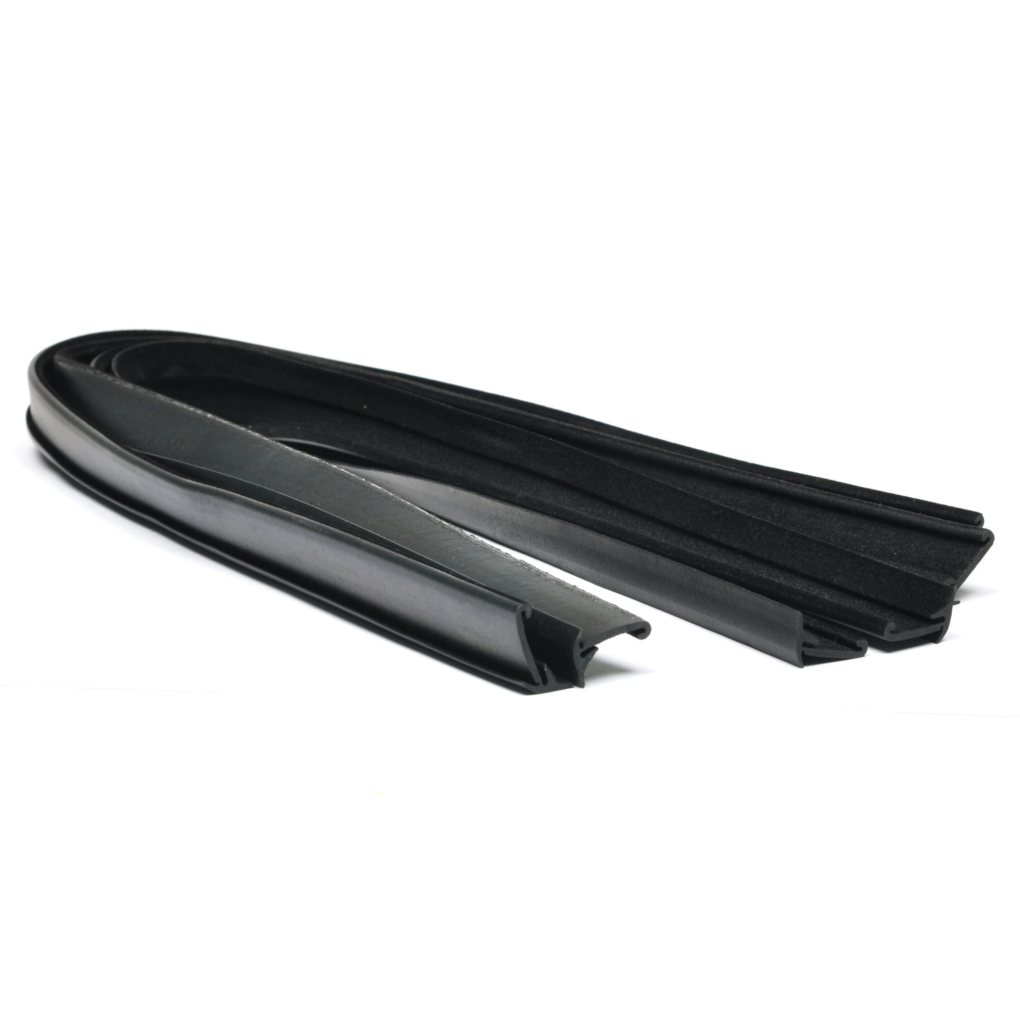 Уплотнитель опускного стекла для ГАЗ-2410,3110 Волга (комплект 4 шт) "реснички"