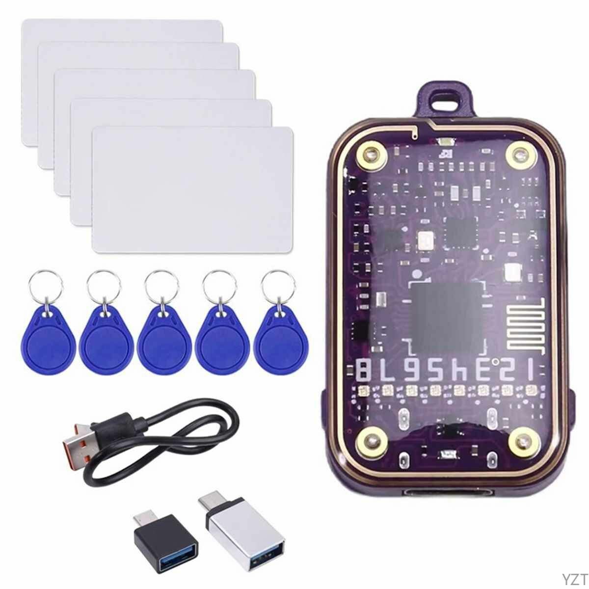 RFID Считыватель смарт-чипов NFC Копировальный аппарат IC ID Tag Token Duplicator EM 125 кГц 13,56 МГц Read Writer Bluetooth