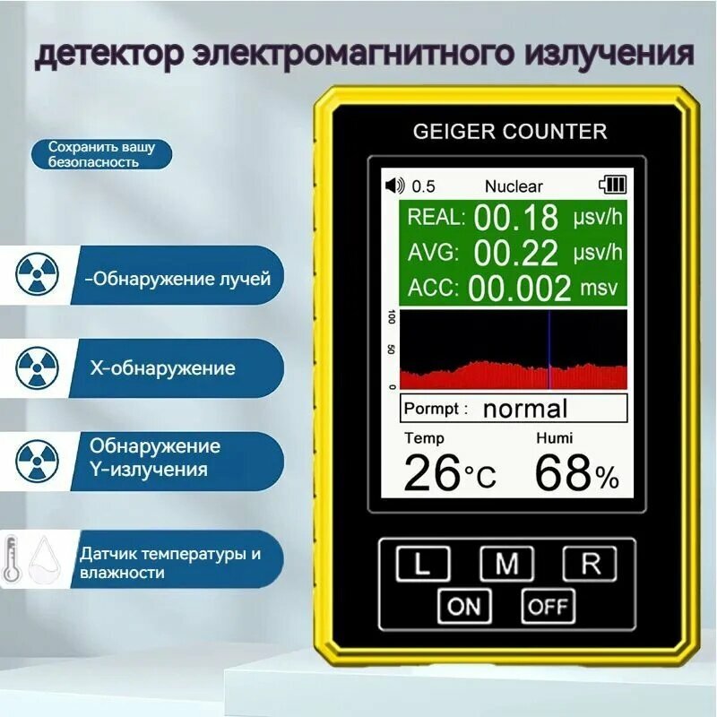TTAKA7 Детектор электромагнитного излучения XR3PRO