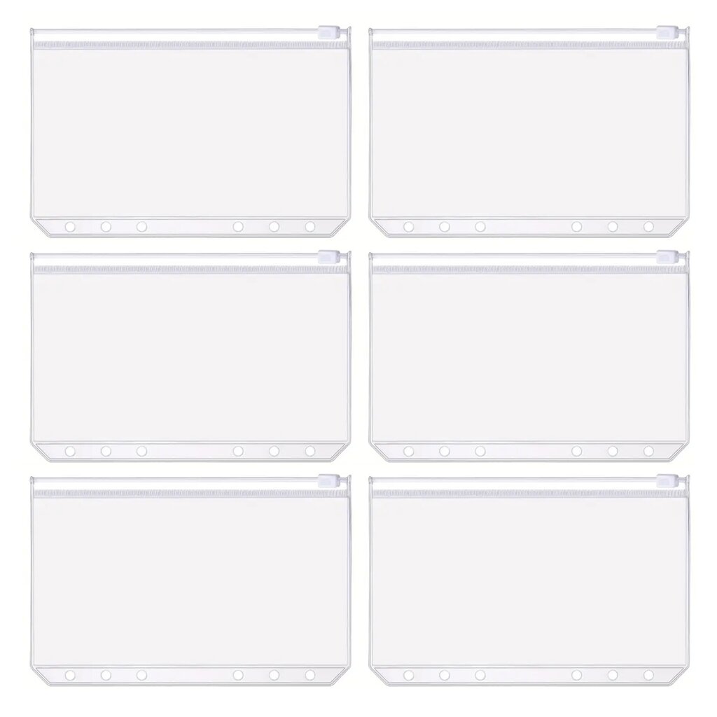 6/10 Шт карманов-переплетов A6 Конверты для наличных Денег, конверты для денежных мешков, сумки для переплетов, сумки для переплетов