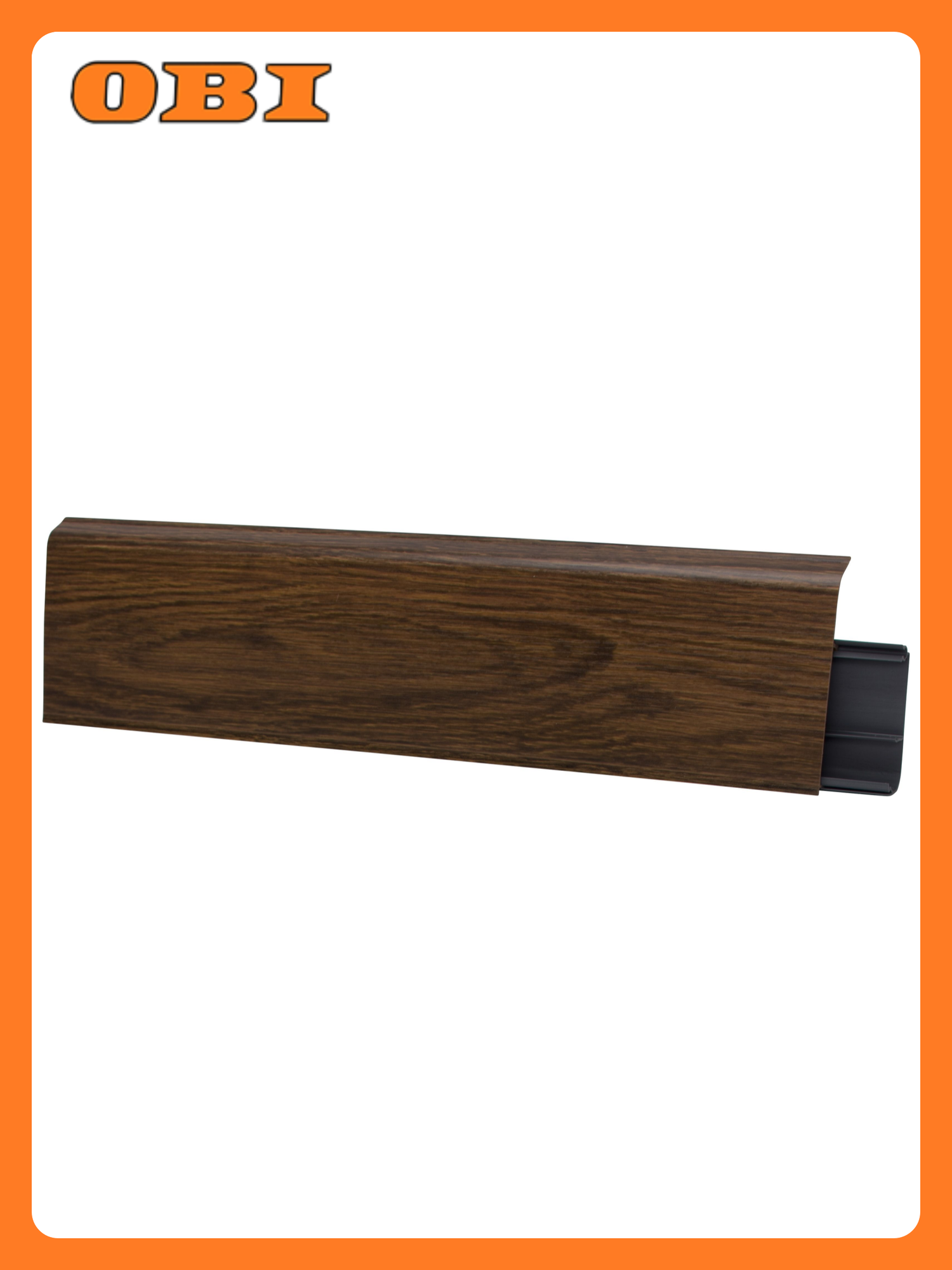 Плинтус напольный ПВХ SALAG LIMA 72 мм ДУБ болотный