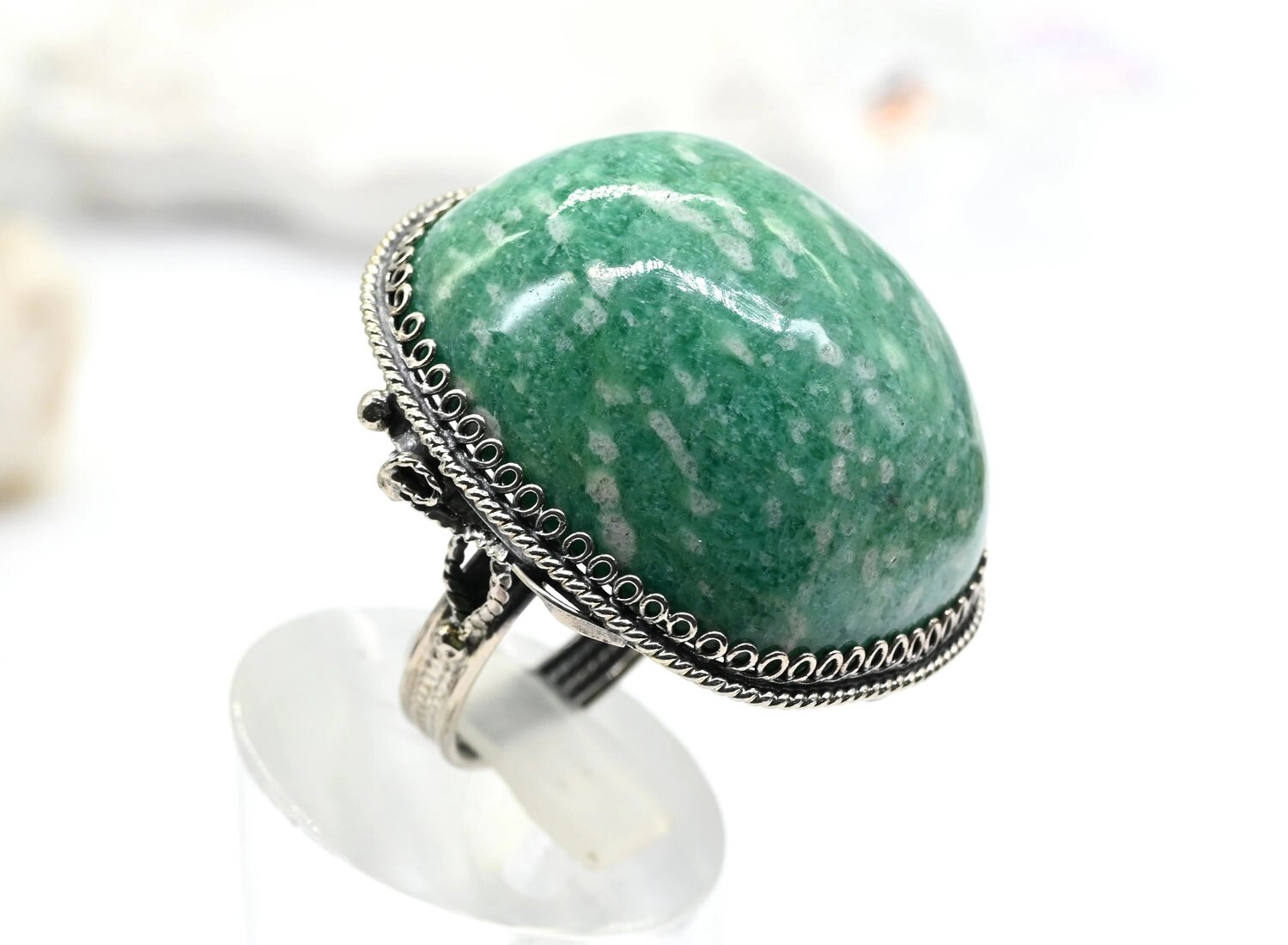 Кольцо, амазонит