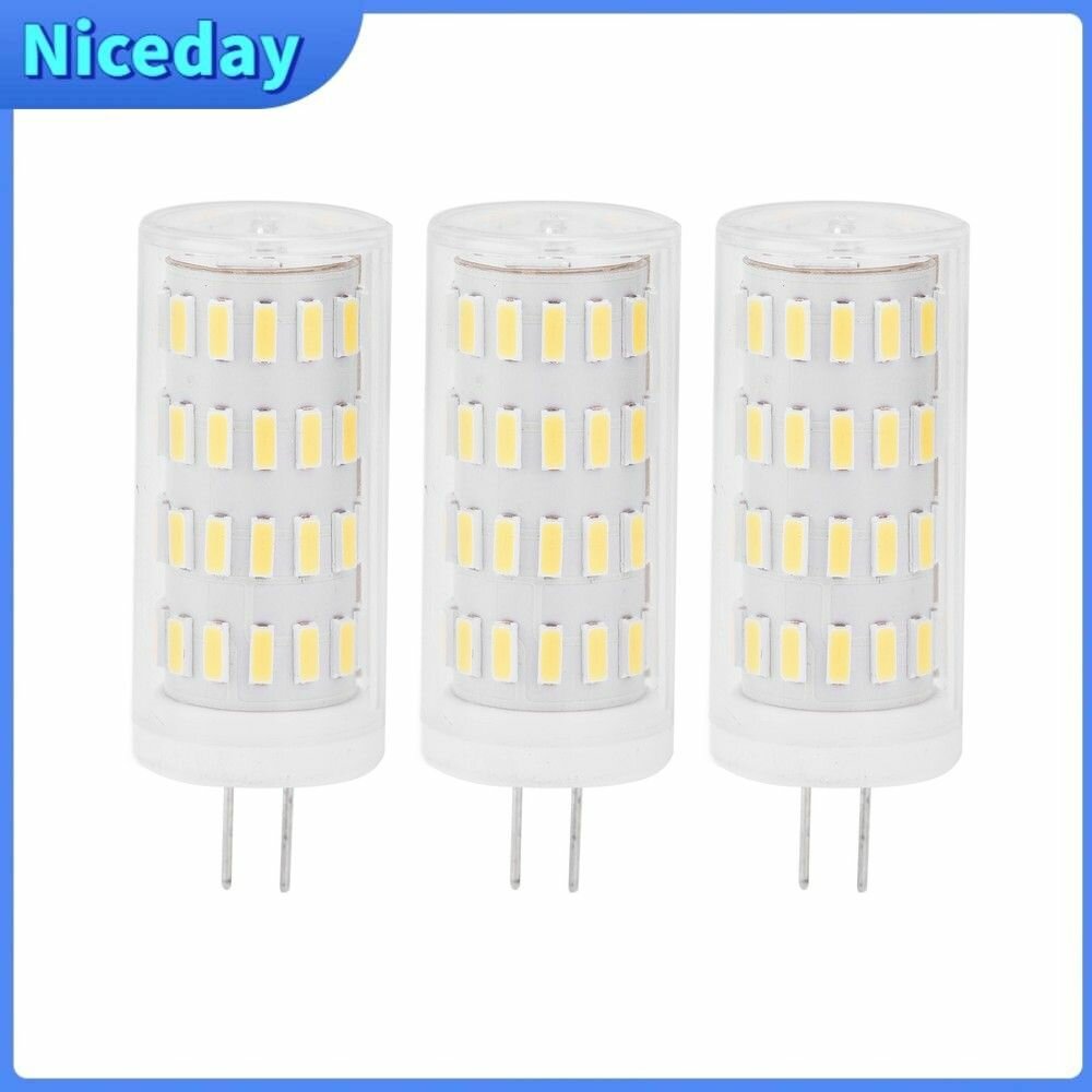 3 шт. G4 светодиодная лампа 5W, T3 JC, двойной контакт, AC DC12-24V, белый свет