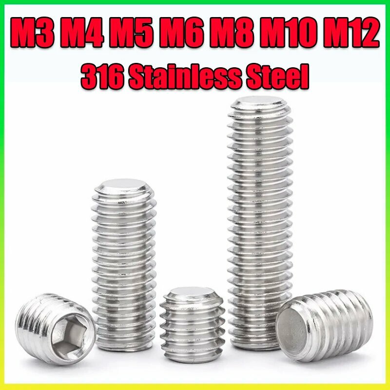 Набор болтов с шестигранной головкой из нержавеющей стали M3-M12 M8x45mm(2pcs)