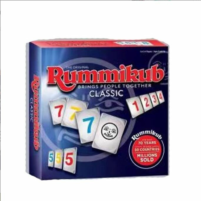 Оригинальная настольная игра Rummikub Travel Box с игрой Джокер
