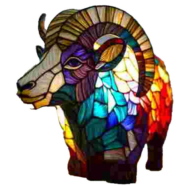 Волшебная и красочная скульптура-светильник в виде экзотического животного с цветной подсветкой, USB-разъемом и выключателем света.