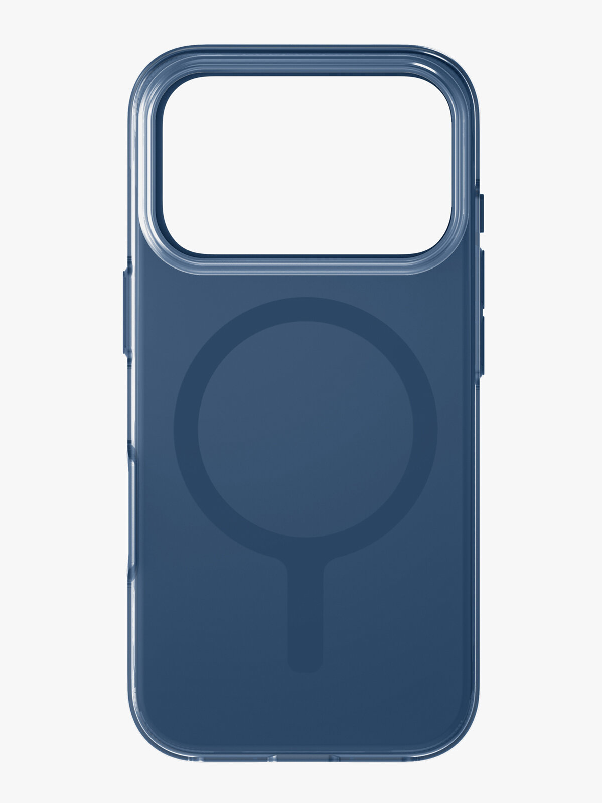 Чехол Uniq на iPhone 17 Pro, Clario с магнитами MagSafe, с защитой Air Max, синий