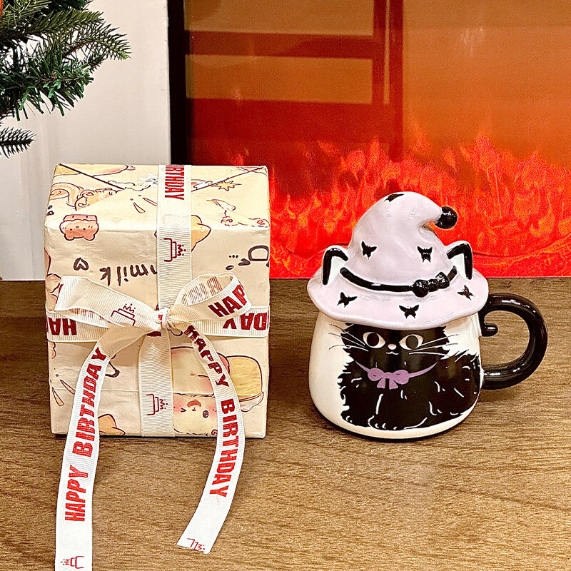 Подарок на день рождения для девочек, практичный небольшой презент, высокая эстетическая ценность, милая керамическая кружка, изысканный подарок для лучших подруг.
