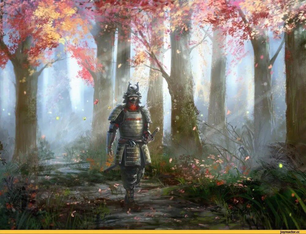 Алмазная Мозаика "Самурай" 40*50 См, Безрамная, Идеальна Для Дома, Украшения, Подарков.