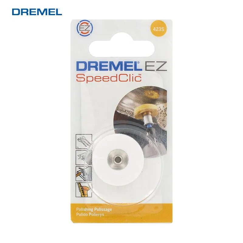 Dremel Круг шлифовальный 25.4 x 5, полировальный, для металла, EZ SpeedClic