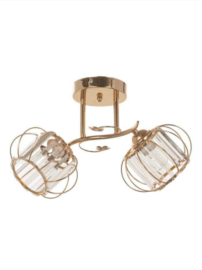 Люстра Переливы 2 40 Вт Е27 золото