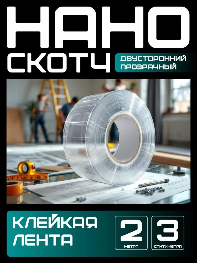 NANO TAPE ORIGINAL Клейкая лента 30 мм 2 м, 1 шт