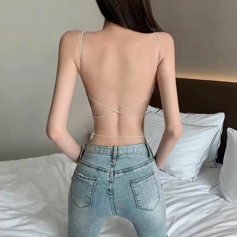 Бони Ледяной Шелк Красота Нижнее Белье Женщины Сексуальный Камзол Жилет Топ с Нагрудной Подушкой Внутренняя Одежда Внешняя Одежда Топ Модный Тонкий Стиль