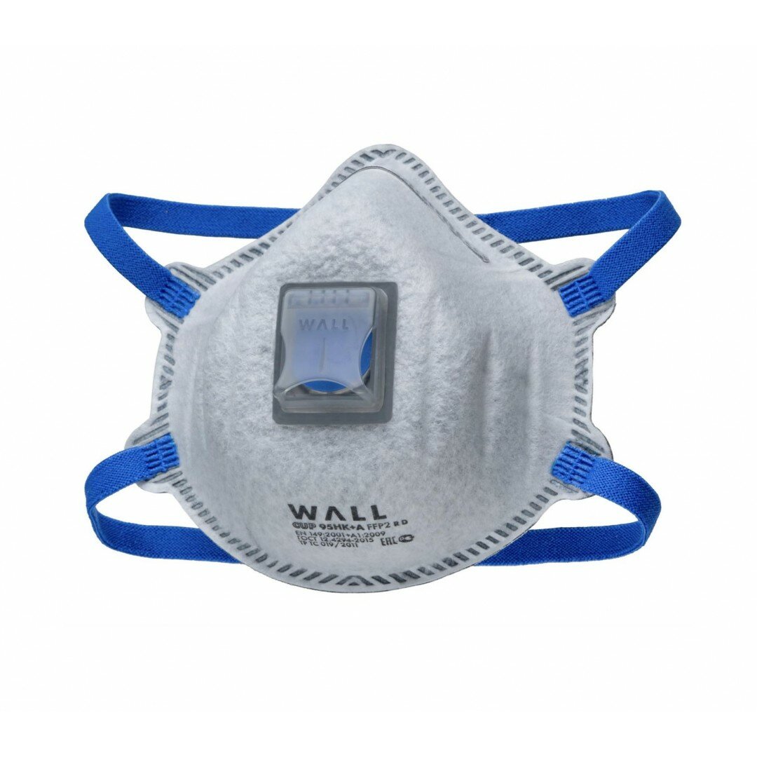 Респиратор полумаска чашеобразная WALL CUP 95HK МАХ FFP2 R D-5