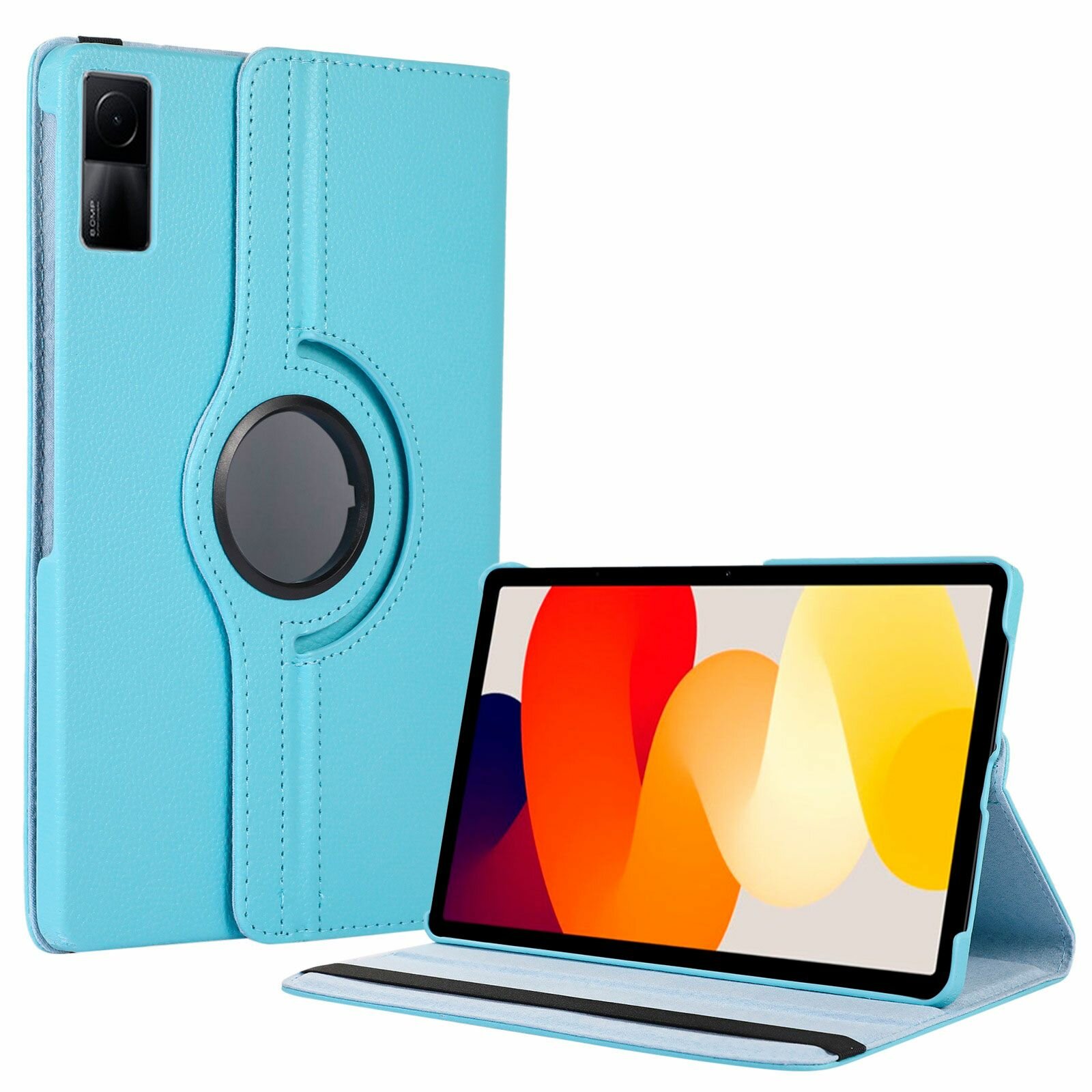 Чехол для планшета Redmi Pad SE (11 дюймов), с подставкой / поворотный 360 градусов (черный)