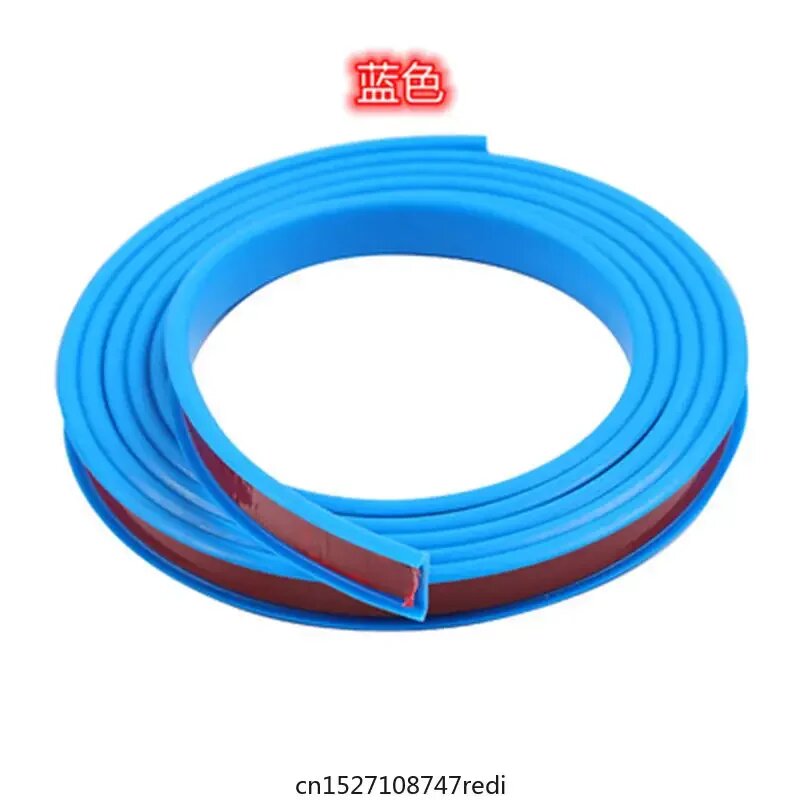 Самоклеящаяся кромкооблицовочная лента, мебель, деревянная доска, шкаф, стол, стул, защитная крышка, U-образная силиконовая резиновая уплотнительная лента Синий, 25mm, Синий, 10 м