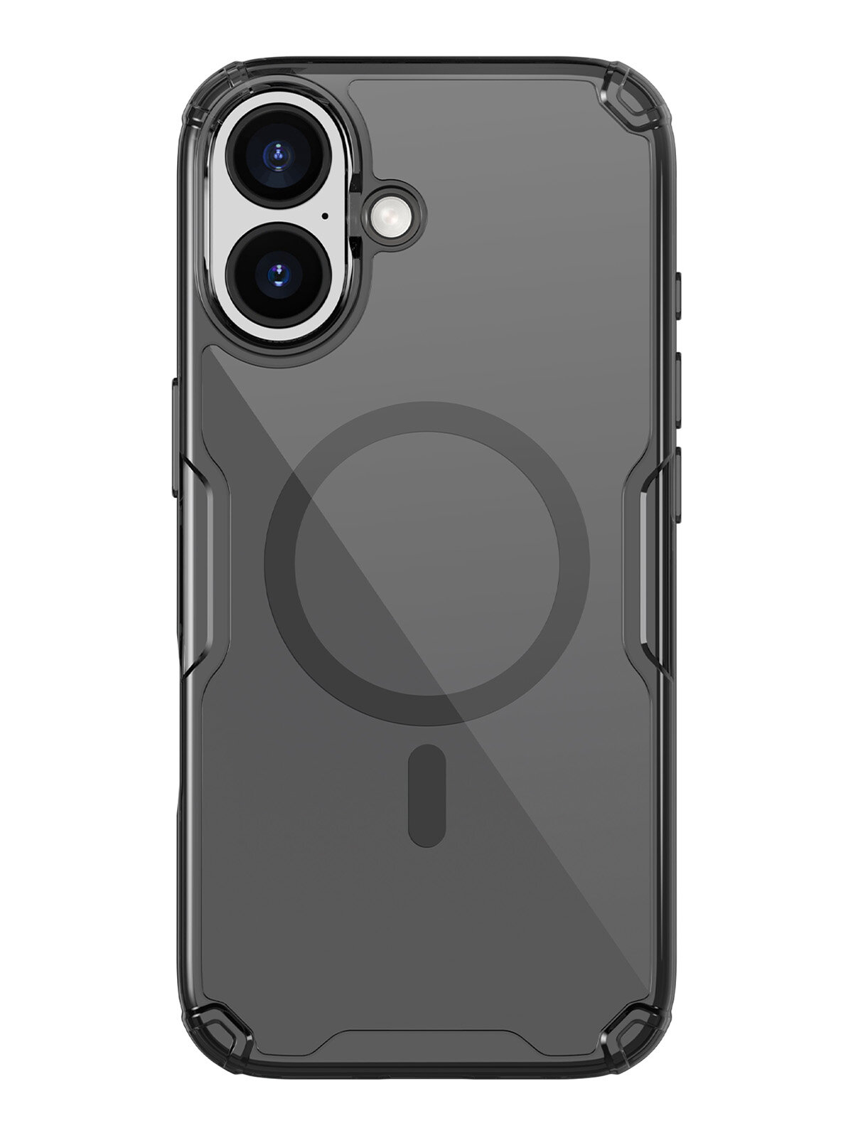 Чехол Nillkin на iPhone 17, Nature TPU Pro с магнитами MagSafe, с усиленной защитой, черный