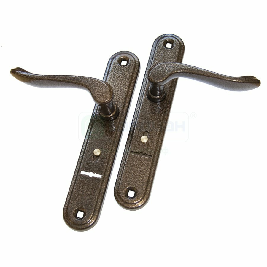 Ручка дверная 4131 Соната (медный антик) /124:1:84(2474)/