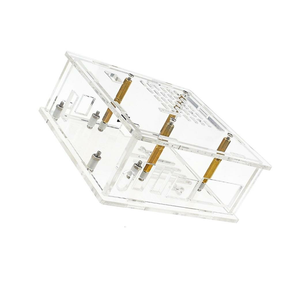 Прозрачный корпус для RPi 5 с поддержкой активного охлаждения, Совместимость с HDMI