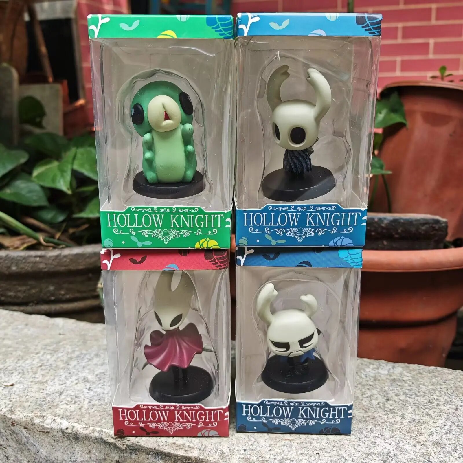Фигурки Hollow Knight Bandai PVC, 4шт, Цвет: 4pcs 1