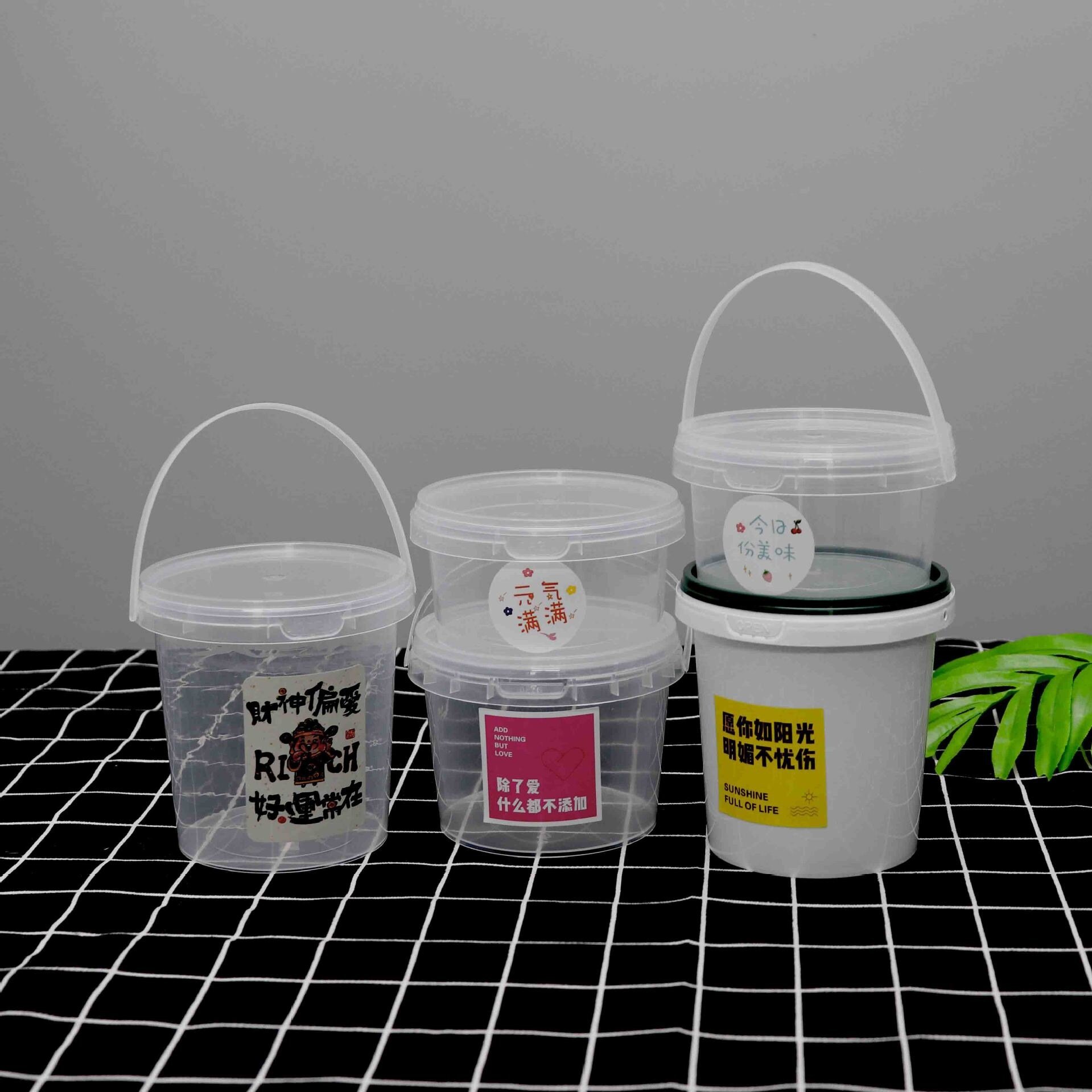 Одноразовый пластиковый контейнер для еды: йогурт, фруктовый салат, десерт из тофу, суп, каша, портативный, пищевой