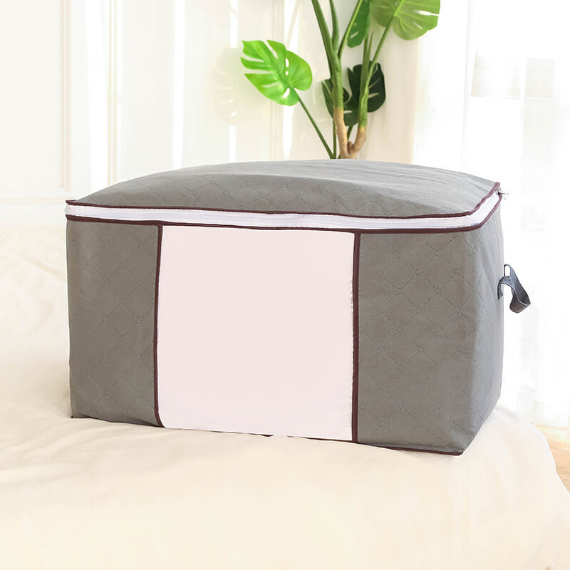 Сумки для хранения одежды для организации хранения одеял и пледов, утолщенные большие тканевые сумки для упаковки